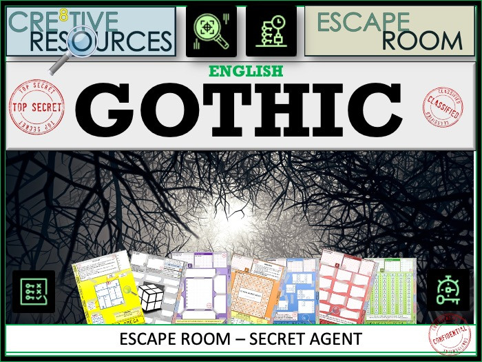 Gothic Dracula - Escape Room - Amped Up Learning