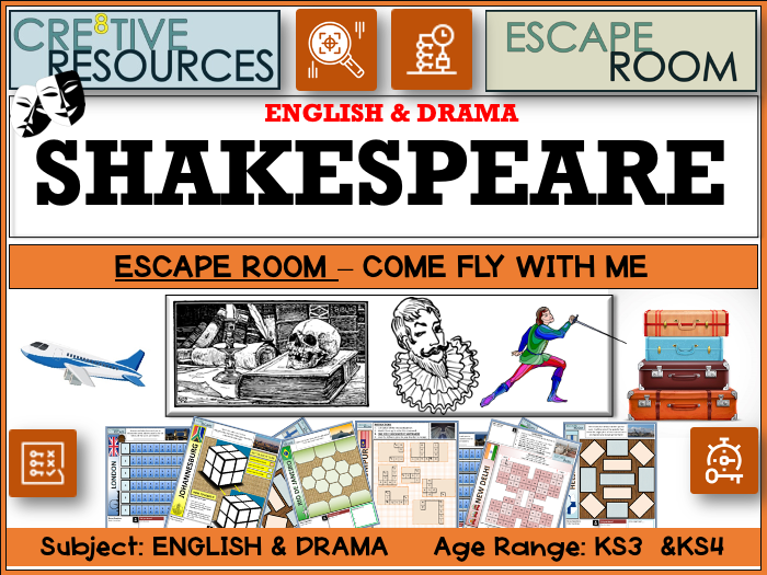 Shakespeare Escape Room - Amped Up Learning