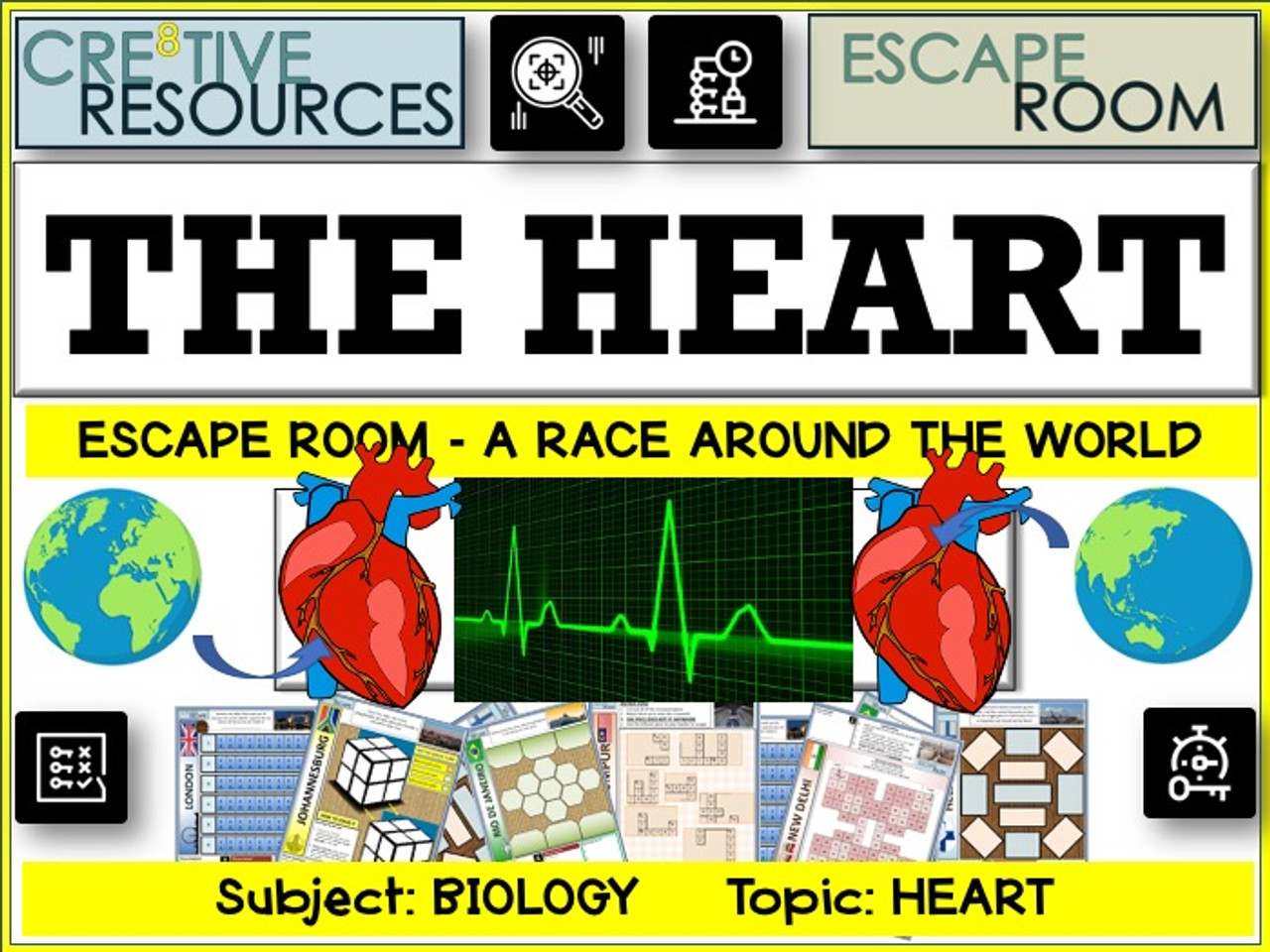 Heart - Science Escape Room - Amped Up Learning