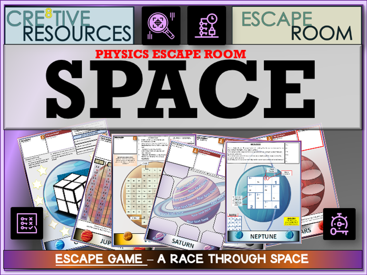 Space and Physics Science Escape Room - Amped Up Learning