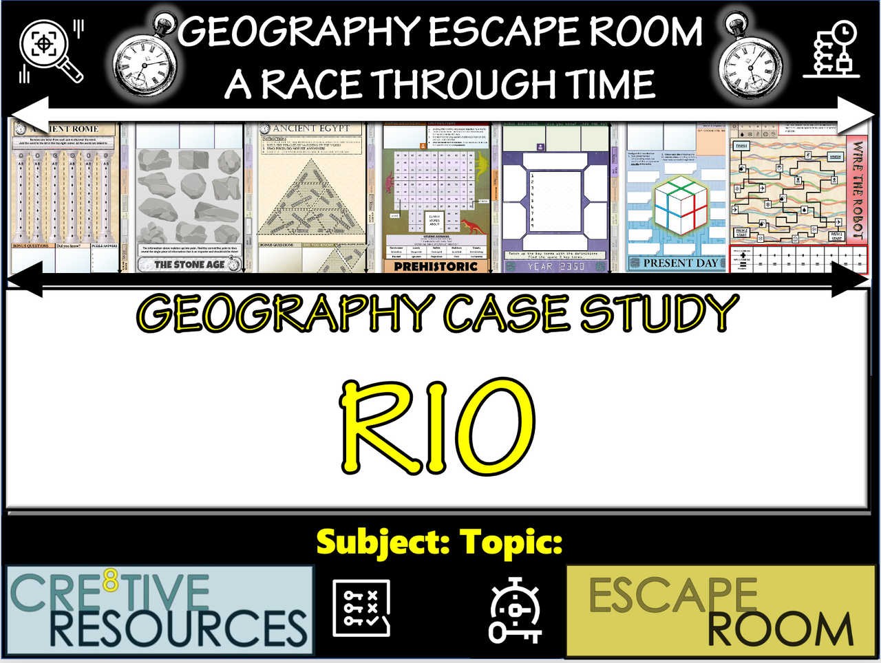 Rio Brazil - Geography Escape Room - Amped Up Learning