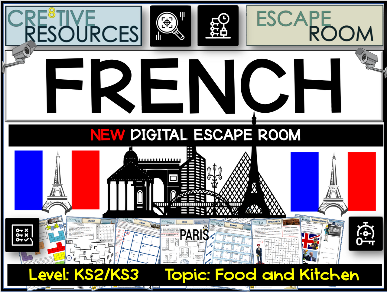 French Escape Room - Amped Up Learning