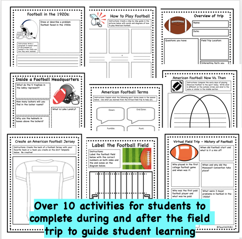 Football Virtual Field Trip - Digital Version