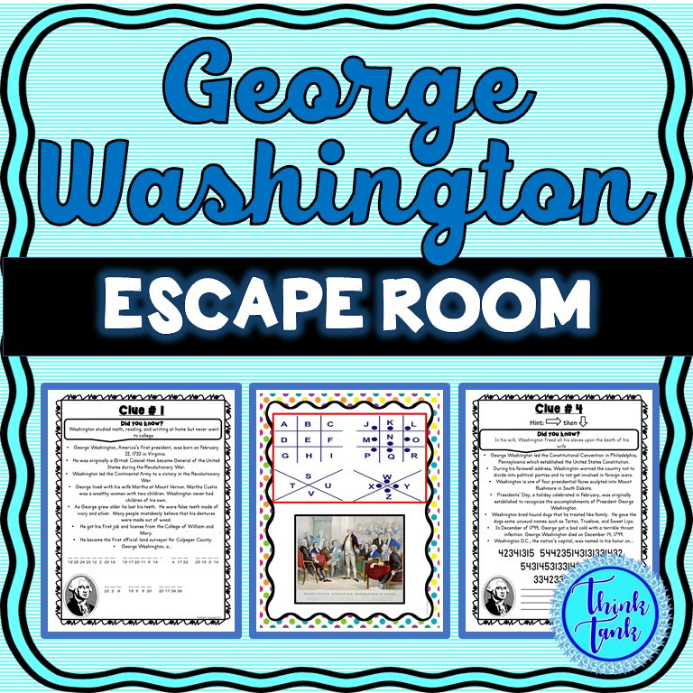 George Washington ESCAPE ROOM! - Amped Up Learning