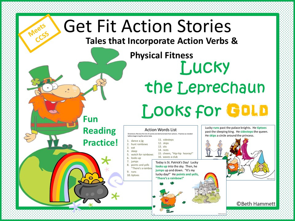 Get Fit Action Story: Lucky the Leprechaun Looks for Gold - Amped Up ...