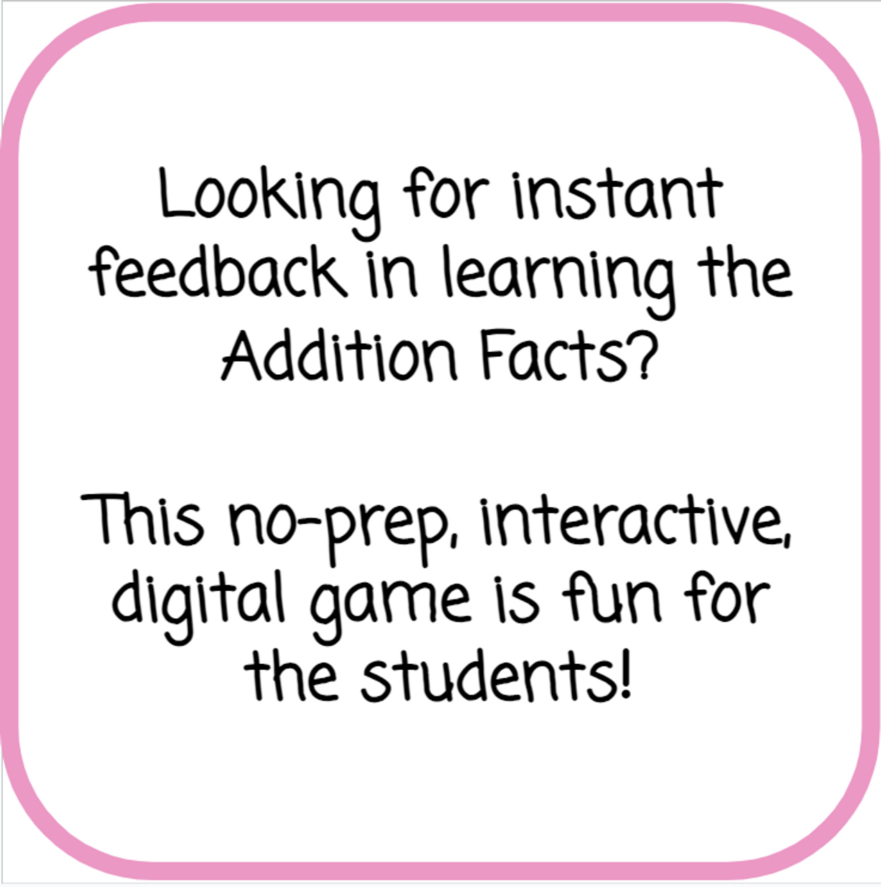 Addition Flashcards - Digital - Amped Up Learning