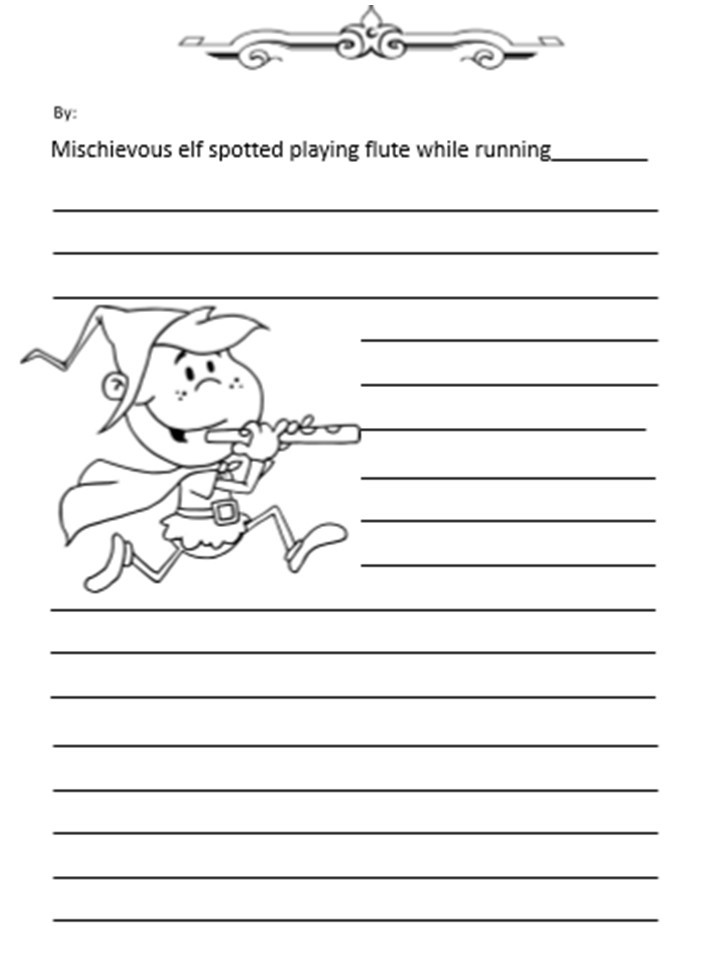 Santa's Holiday Headlines: Write News Stories and Headlines - Amped Up ...