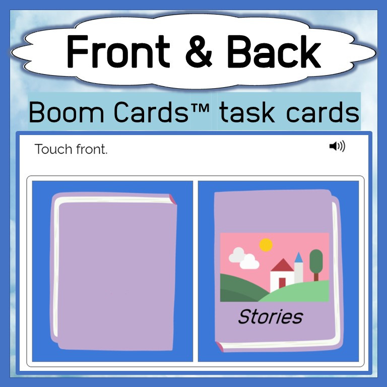 Opposites: Front and Back - Concept Identification Deck - Boom Cards ...
