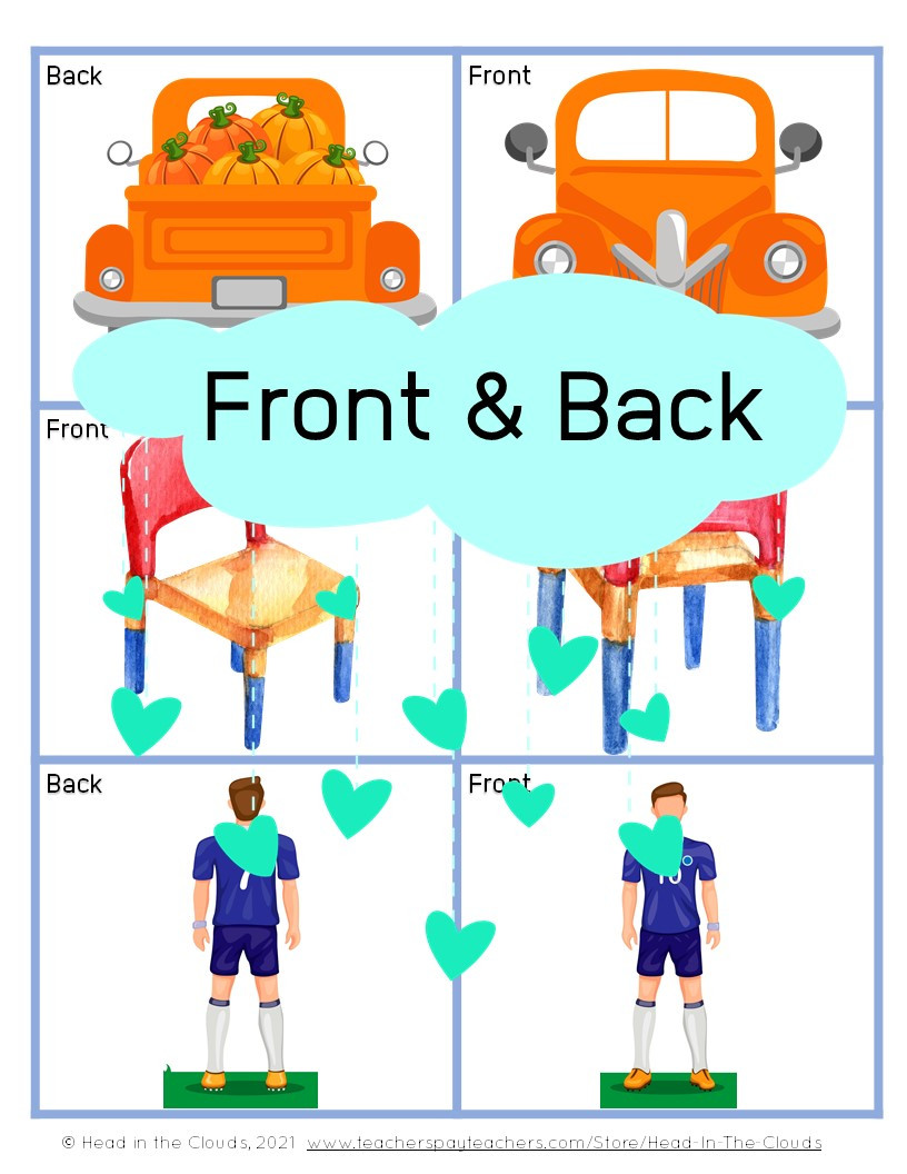 Opposites: Front and Back - Amped Up Learning