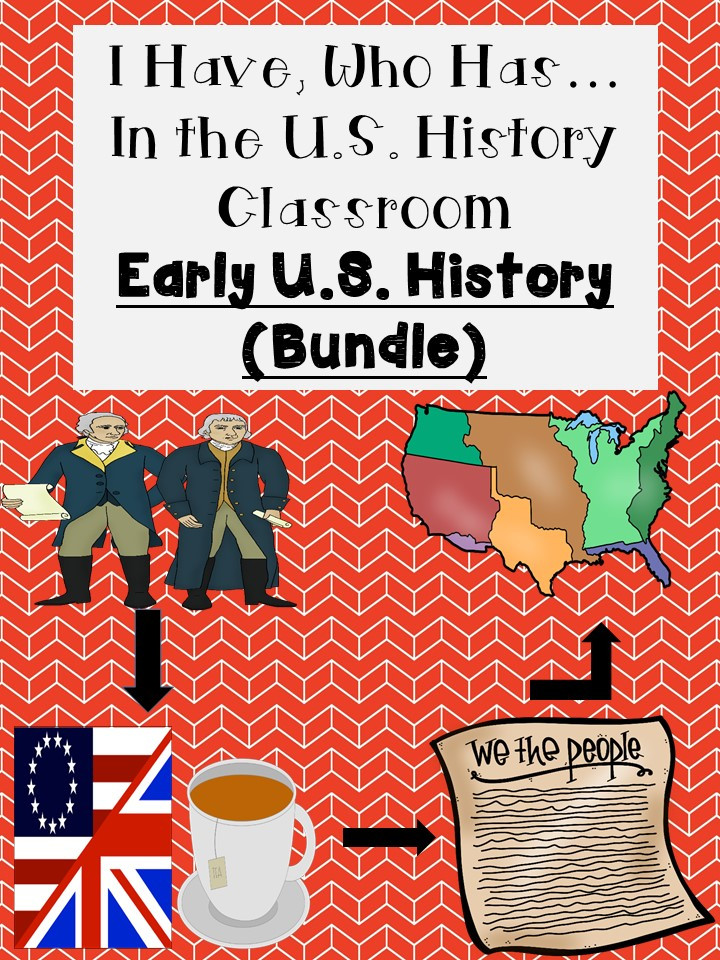 I Have, Who Has/Looping Cards-(Bundle-Early U.S. History) - Amped Up ...