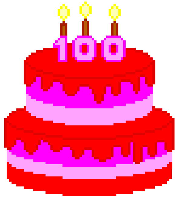 100th Day of School - Cake - Pixel Art Mystery Picture Template DIGITAL ...