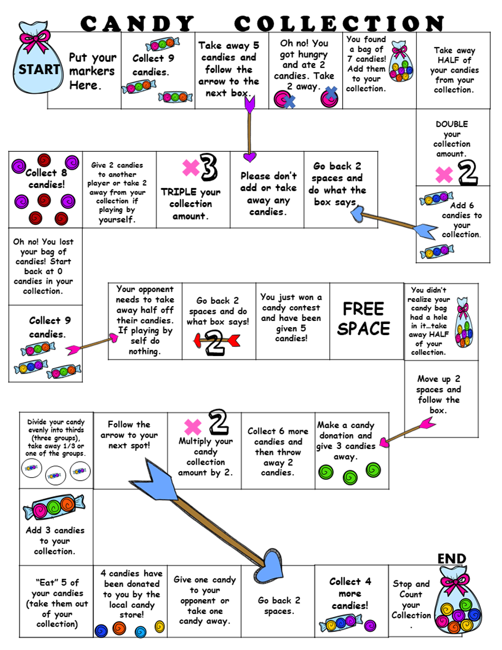 Valentine's Math Choice Board