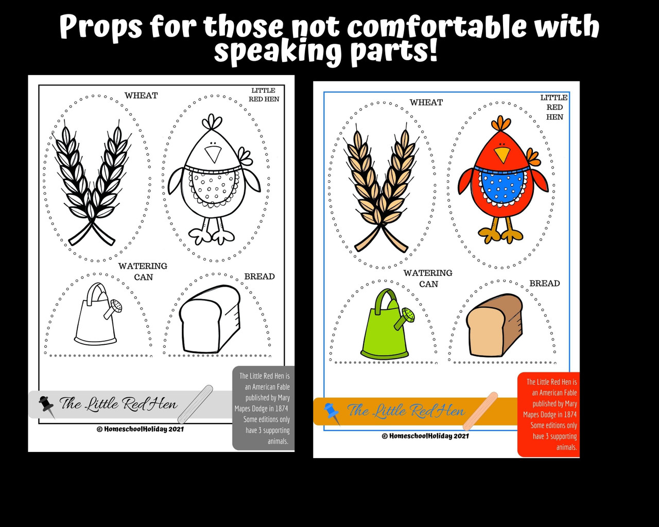 Fairy Tale Reader's Theater Script - The Little Red Hen - Amped Up Learning