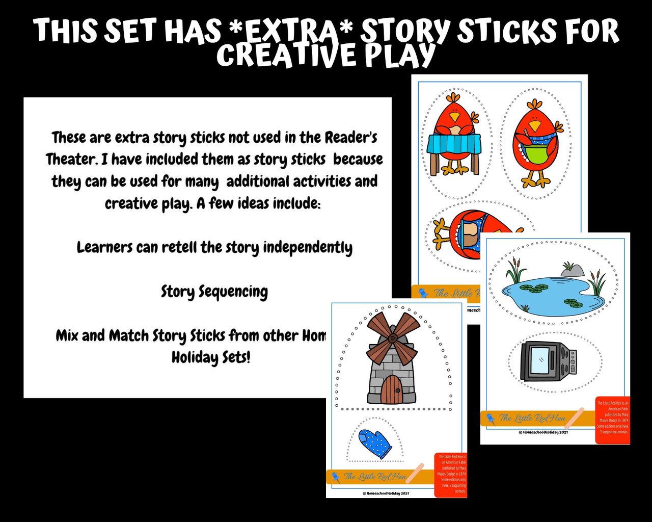 Fairy Tale Reader's Theater Script - The Little Red Hen - Amped Up Learning