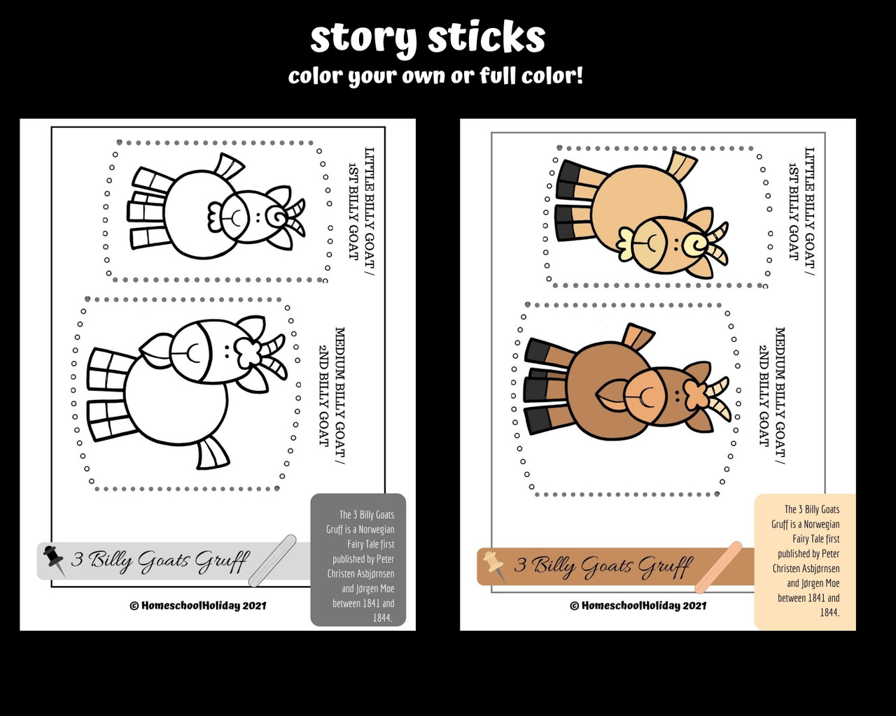 Fairy Tale Reader's Theater Script - 3 Billy Goats Gruff - Amped Up ...