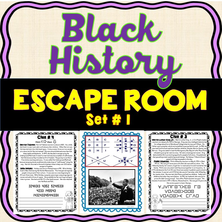 Black History ESCAPE ROOM #1 - Amped Up Learning