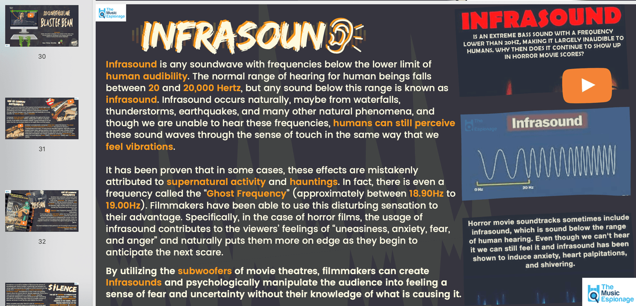 Music and Sound in HORROR Films-FULL LESSONS-Distance Learning | Google ...