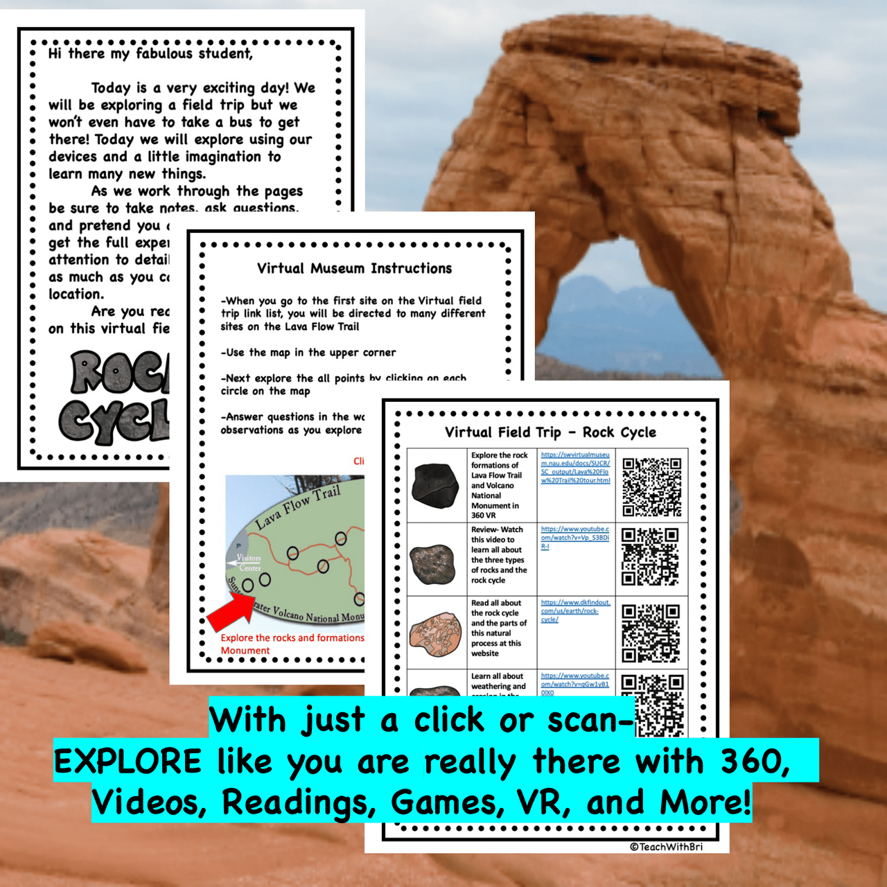 Rock Cycle Weathering and Erosion Virtual Field Trip- Google Classroom ...