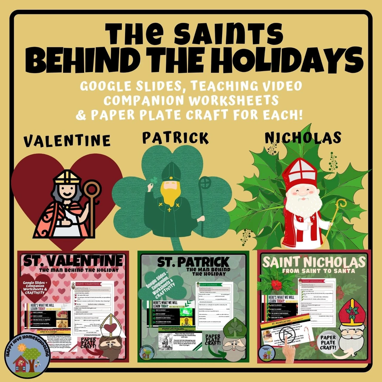 Saints Behind the Holidays - St. Valentine, St. Patrick & St. Nicholas ...