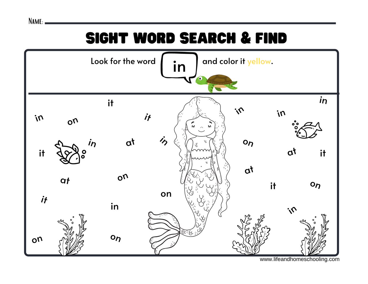 Sight Word Search and Find Activity Pages - Amped Up Learning