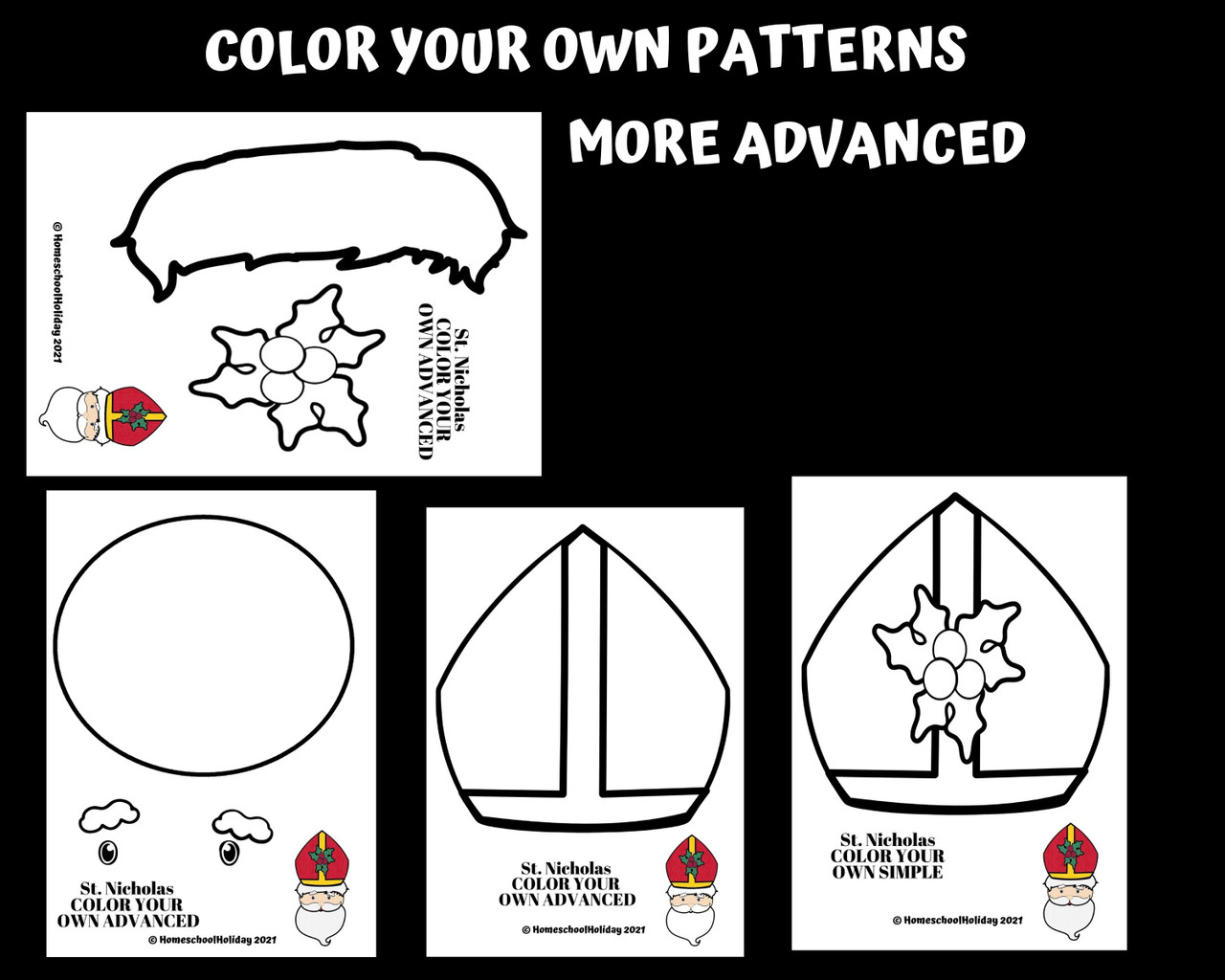 Saint Nicholas Paper Plate Craft for St. Nicholas Day or Saint Study ...