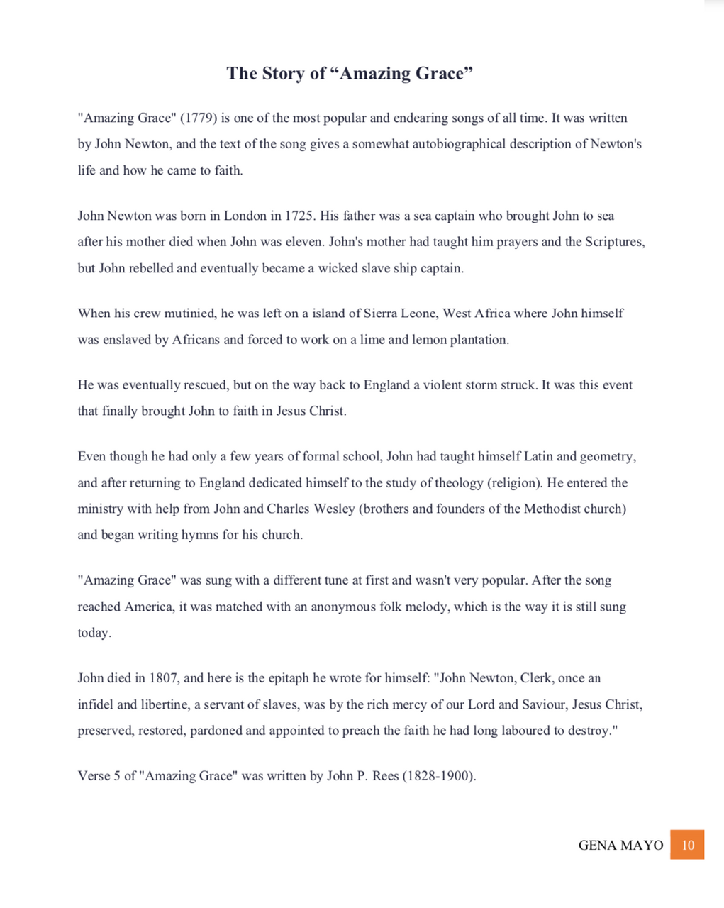 Great Hymns of the Faith: A Hymn Study for All Ages