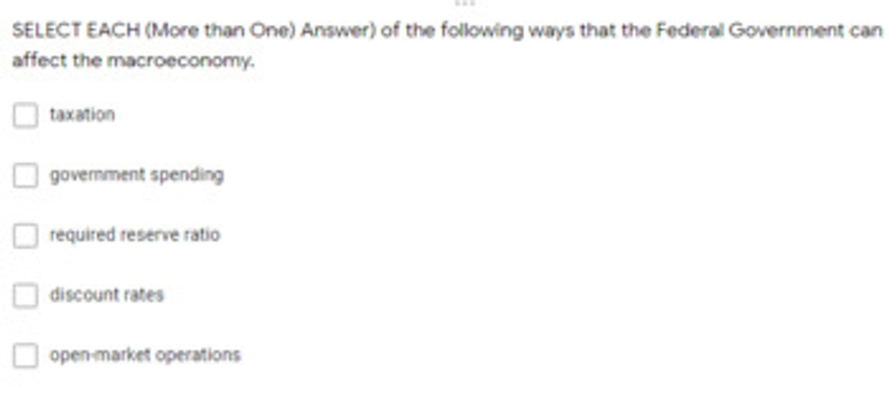 Taxes, Government Spending and Fiscal Policy Test Distance Learning ...