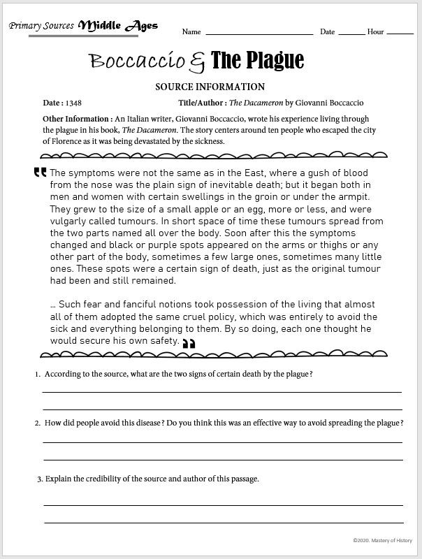 Middle Ages Primary Source Pack (Google Compatible) - Amped Up Learning