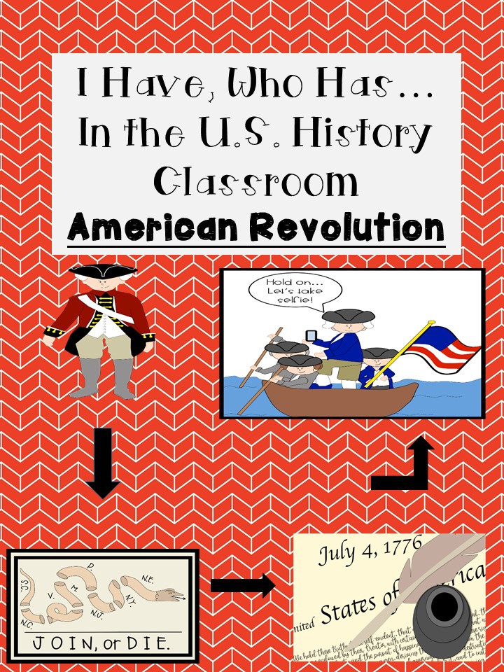 I Have, Who Has/Looping Cards-American Revolution - Amped Up Learning