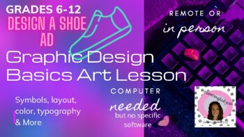 Remote or in Person computer digital art design a shoe ad art lesson ...