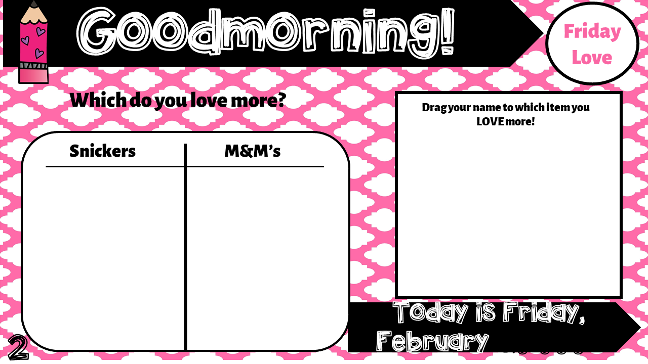 Question of the Day Jamboard FEBRUARY