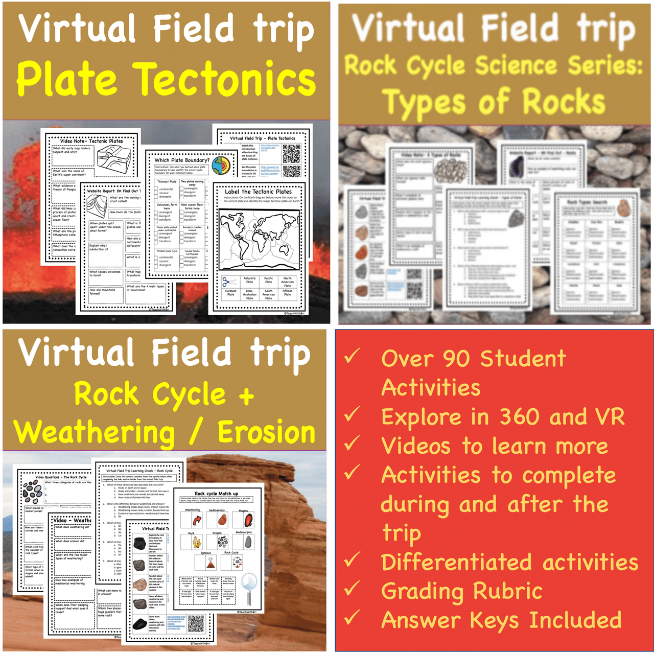 Discount Bundle- Rock Cycle Lesson Series - Digital Version