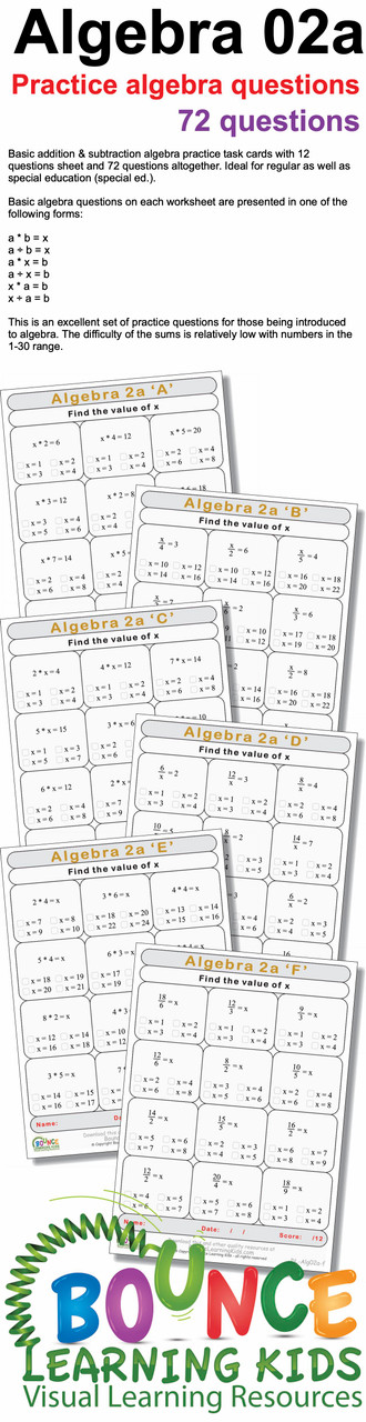 Algebra 2a
