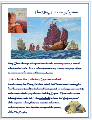 Ming China - Zheng He's Sea Voyages + Assessments - Amped Up Learning