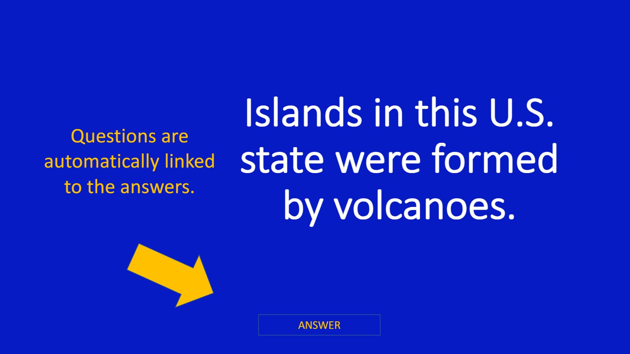 Geography Jeopardy - an interactive social studies game