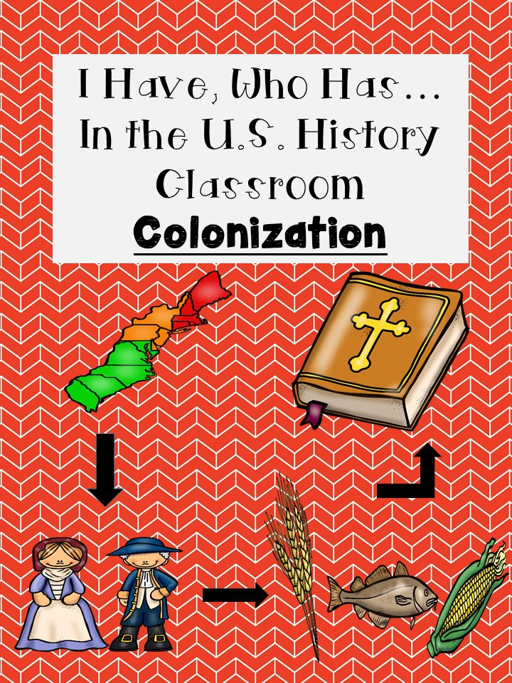 I Have, Who Has/Looping Cards-Colonization - Amped Up Learning