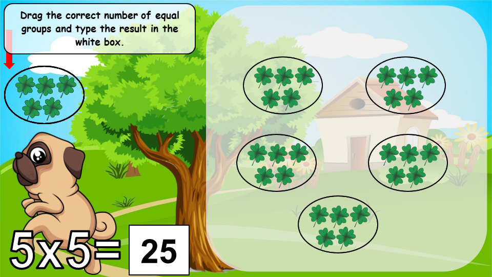3rd Grade Multiplication Equal Groups St. Patricks Day in Google Slides ...