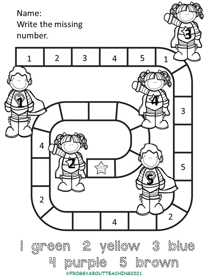 1-5 Number Activities Freebie