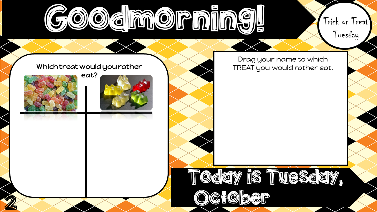 Attendance Tracker Question of the Day Jamboard (February-April GROWING ...
