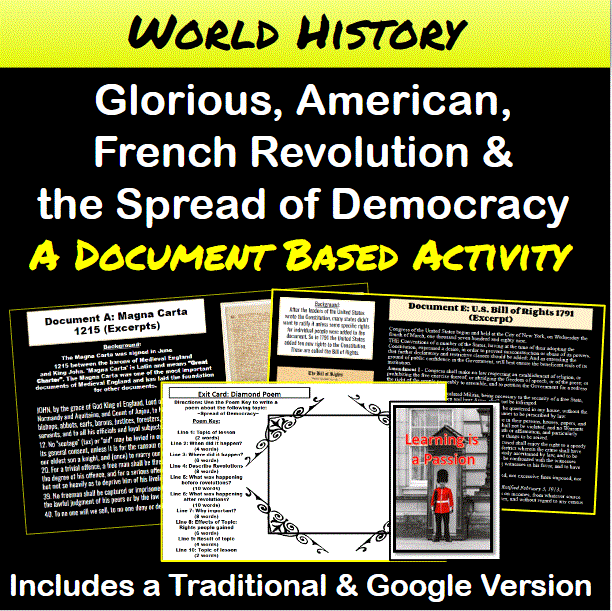 World History | Glorious, American, French Revolutions & Spread of ...