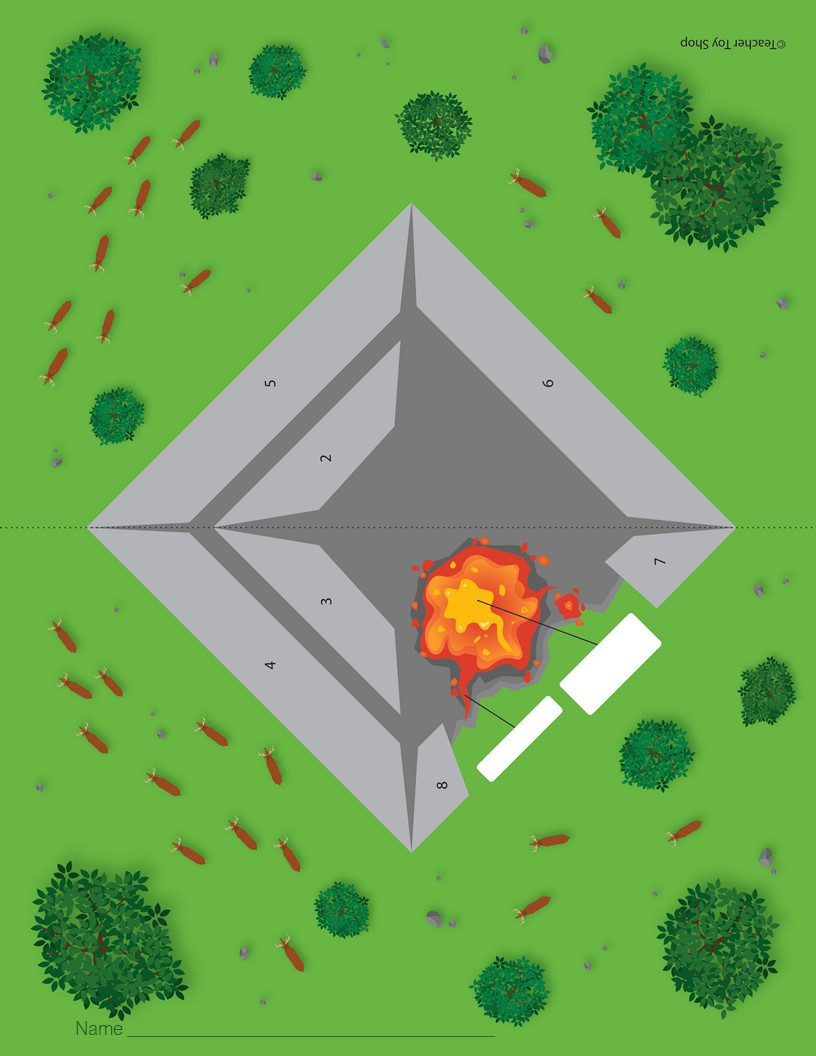 Volcano Craft | Natural Disasters Activity | Earth Science STEM Pop-Up Card