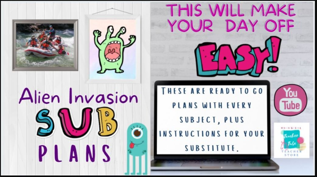 Alien Invasion Sub Plans