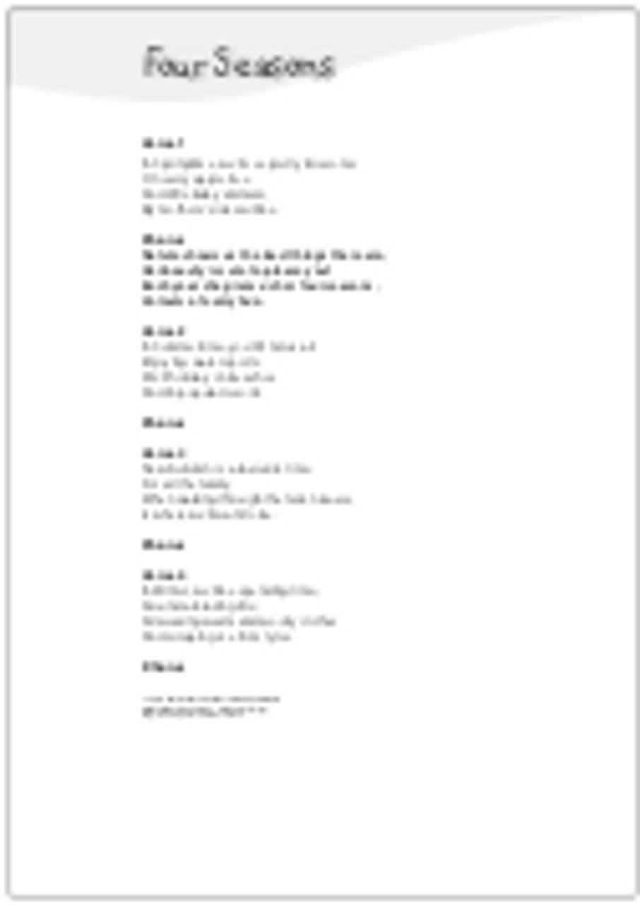 4 CURRICULUM-ALIGNED POEMS (Grades Various) ~ Our World