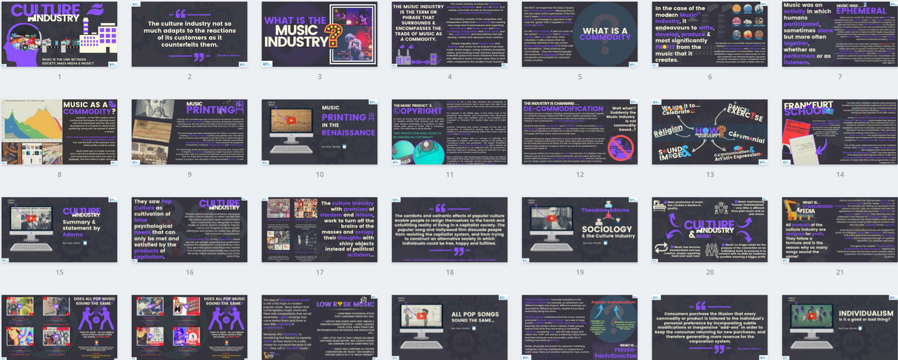 Culture Industry - FULL LESSON-Distance Learning | Google Slides™
