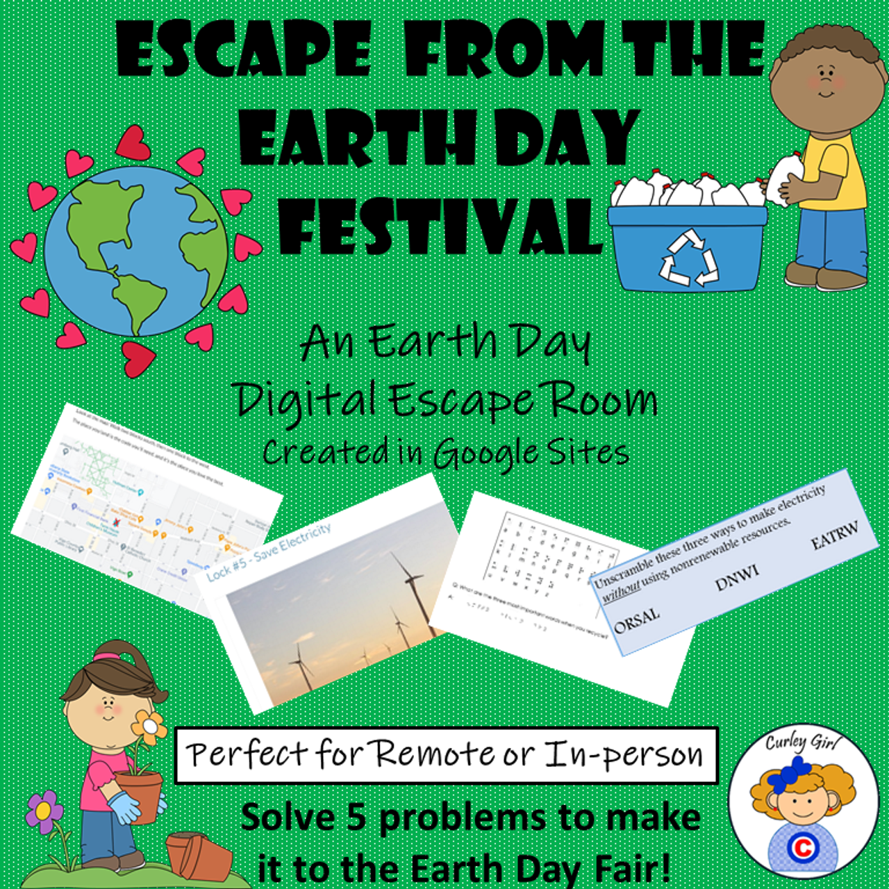 Escape from the Earth Day Festival Digital Escape Room