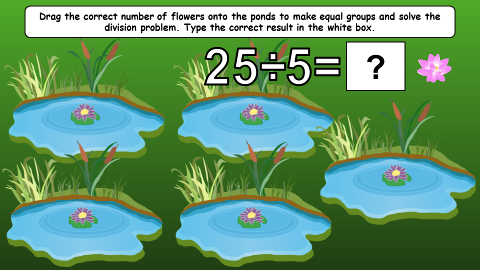 3rd Grade Math Spring Division Equal Groups in Google Slides EDITABLE ...