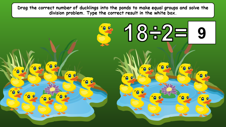 3rd Grade Math Spring Division Equal Groups in Google Slides EDITABLE ...