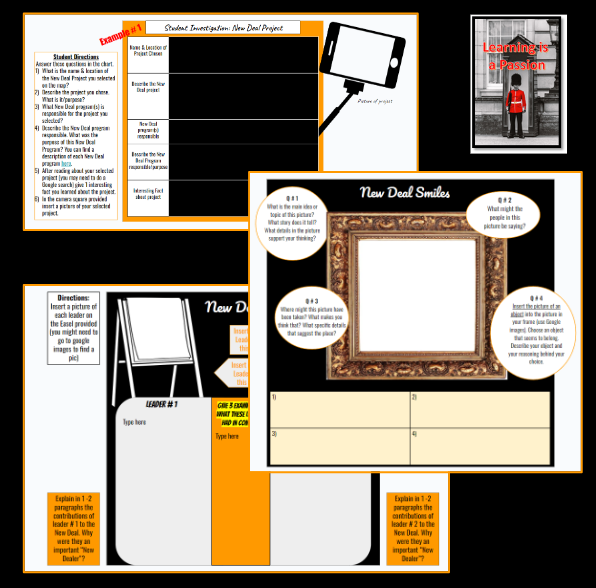 U.S. History | New Deal | A Hyper-Slides Google Student Activity ...