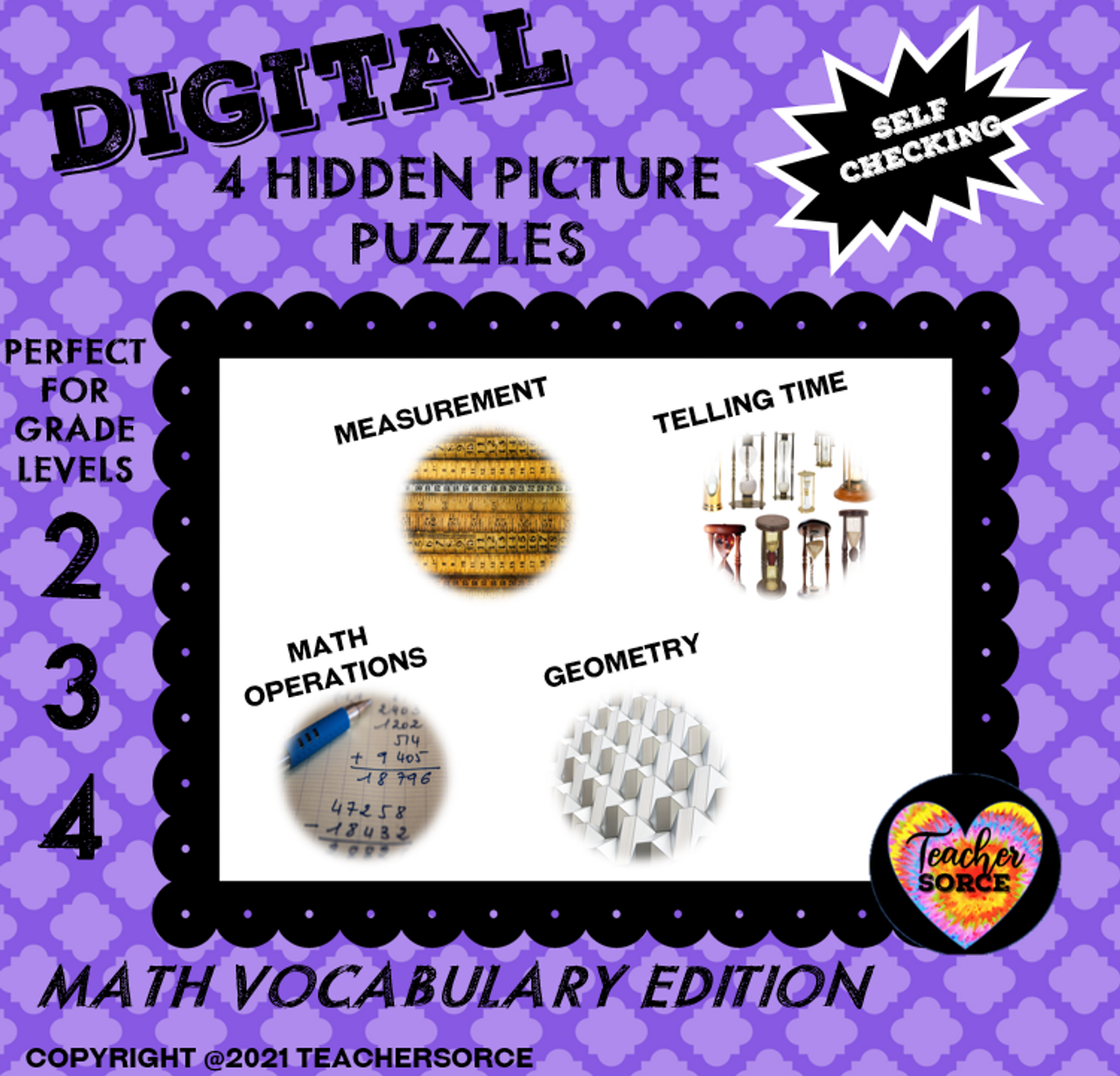 Math Vocabulary (Geometry, Telling Time, Operations and Measurement ...