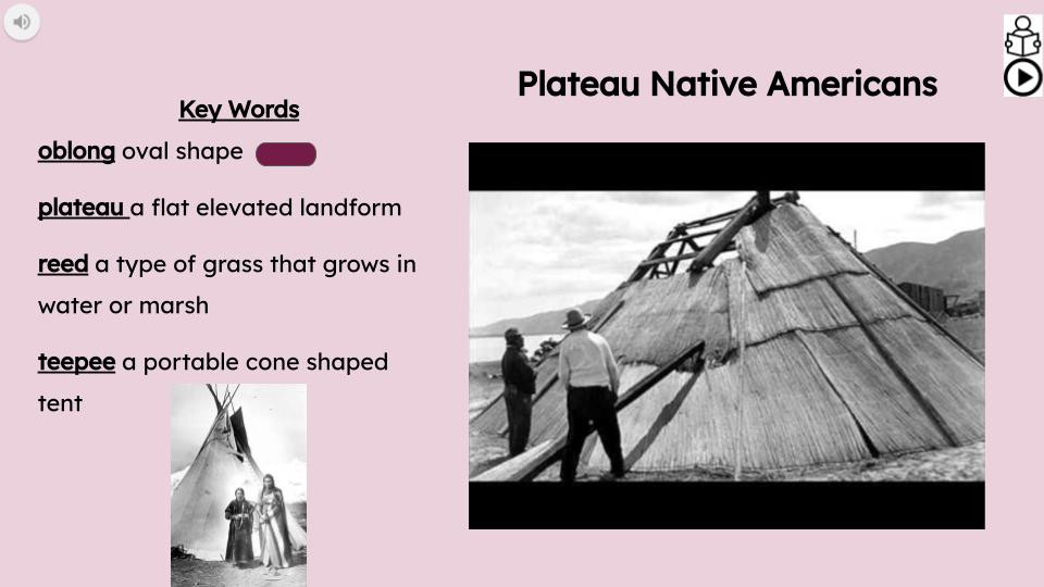 Plateau Native Americans Informational Text Reading Passage and Activities